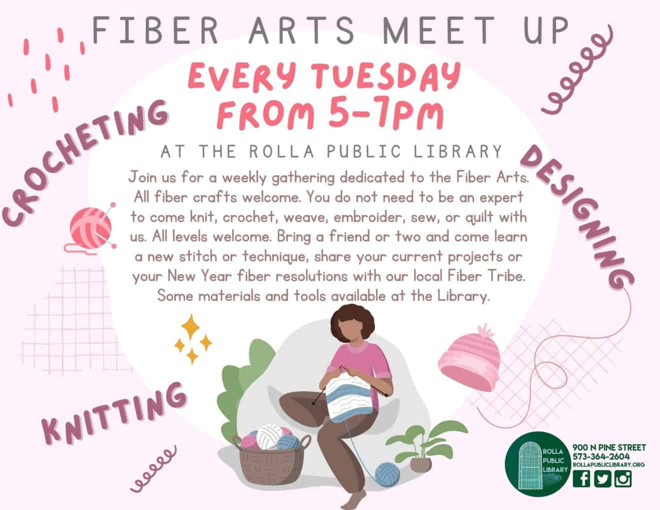 Fiber Arts Meet Up - Rolla Public Library
