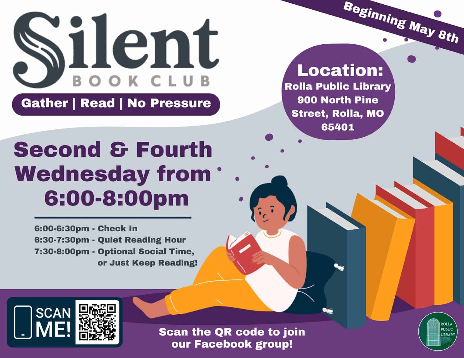 Silent Book Club - Rolla Public Library