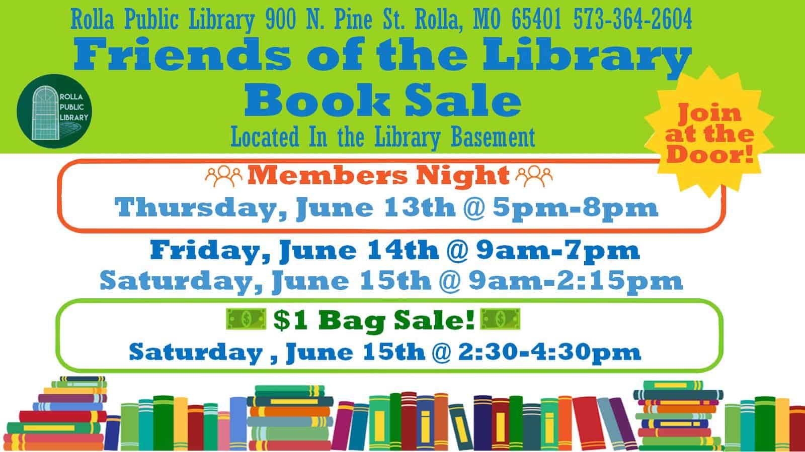 Friends Of The Library - Rolla Public Library